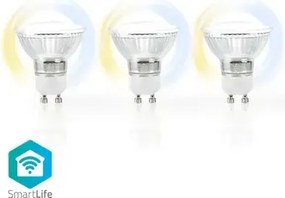 Nedis SmartLife LED Spot / Wi-Fi / GU10 / 400 lm / 5 W