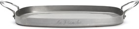 Oválná pánev ke grilování Plancha de Buyer MINERAL B 38x26cm vroubky
