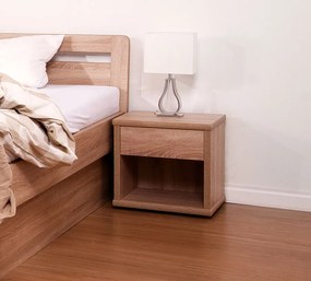 BMB Noční stolek široký - imitace dřeva Dekor: Borovice Kodiak
