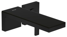 Axor MyEdition - Páková umyvadlová baterie pod omítku, černá matná/černé sklo 47060670