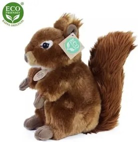 RAPPA Plyšová veverka 21 cm / ECO-FRIENDLY / od 0 měsíců
