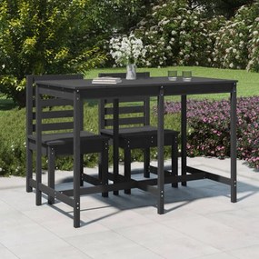 Zahradní stůl šedý 159,5 x 82,5 x 110 cm masivní borové dřevo,  824097