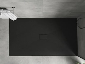 Mexen Hugo, SMC obdélníková sprchová vanička 160 x 100 cm, černá matná, 42701016