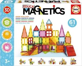 EDUCA Magnetická stavebnice Magnetics / 61 dílků