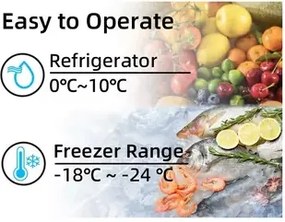 CHiQ CSD31D4E minibar stříbrná / 31 L / 41 dB / 2 přihrádky / -24 °C a