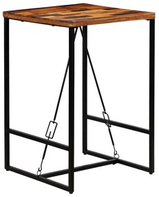 Barový stůl masivní recyklované dřevo 70 x 70 x 106 cm 246288