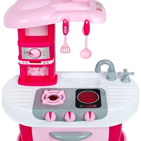 BABY MIX dětská kuchyňka s dotykovým sensorem růžová