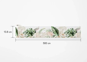 Samolepící bordura na zeď Botanika | 5 m x 13.8 cm | DWB8287