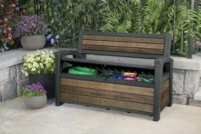 Keter zahradní lavička Deco 227 l, hnědá