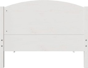 Postel bez matrace bílá 75 x 190 cm masivní borovice 3306991