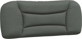 Postel s matrací Hvar tmavě šedá 100 x 200 cm textil 3208514