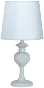 CLX Moderní stolní lampa MARIAN, 1xE14, 40W, bílomodrá 41-11749
