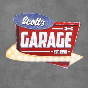 Kovová cedule Scott´s Garage