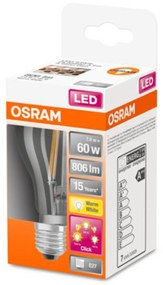 OSRAM Classic A LED žárovka E27 6,5W827 3-Step-dim