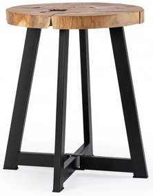 BIZZOTTO Kulatý odkládací stolek ELWOOD 40 cm 0680586