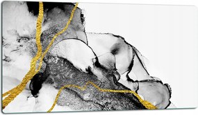 Skleněná Deska Na Krájení 52x30 Mramor Tvrzené Sklo 7v1