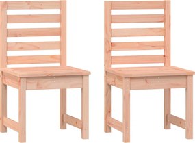 vidaXL Zahradní židle 2 ks 50x48x91,5 cm masivní borové dřevo [824030] Barva: Přírodní borovice