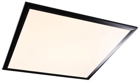 Moderní LED panel černý 44,5x44,5 cm vč. LED Dim to Warm - Akkie