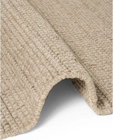 Béžový ručně tkaný vlněný běhoun 80x250 cm Camden Parker – Ted Baker