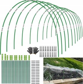 40ks Rošt Skleník Tunel Kostra Zahradní Pro Pěstování Zelená Nová