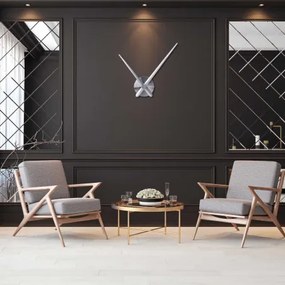 Moderní designové nástěnné hodiny | CLOCK-HANDS-LARGE-METAL