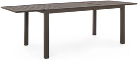 BIZZOTTO Rozkládací zahradní stůl HILDE 160x90 cm hnědý 0662981
