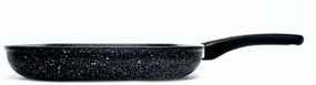 Top Alulit grilovací pánev Granit, černá, neindukční, 25 x 35 cm