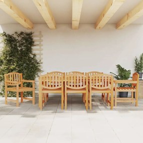 9dílný zahradní jídelní set masivní teakové dřevo,  3157936