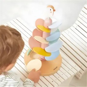 JANOD Kuličková spirála se zvukem Sweet Cocoon / Motorická hračka / dř