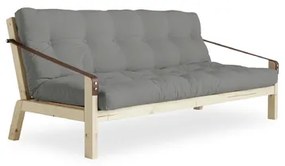 sofa POETRY by Karup - 100*200 cm natural (přírodní) + futon grey 746
