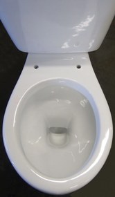 Novoterm WC kombi NV-Clear ZO se zadním odpadem a WC sedátkem