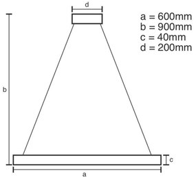 Brilagi - LED Stmívatelný lustr na lanku CIRCLE LED/42W/230V 3000-6500K hnědá+DO
