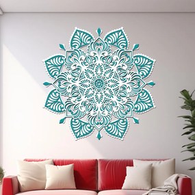dřevo života 3 vrstvá mandala Smyslnosti Zvolte rozměr Ø (cm): 80, Zvolte barevný dekor: bílá-magenta