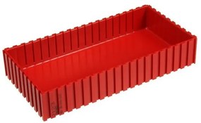Plastová krabička na nářadí 35-200x100 mm, červená