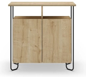 Skříňka v dekoru dubu v přírodní barvě 80x80 cm Dilly – Marckeric