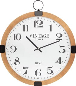 Klidné vintage nástěnné hodiny, Kuchyňský obývací pokoj Hodiny, Průměr 38 cm