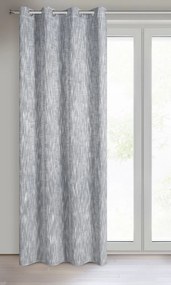 ZATEMŇOVACÍ ZÁVĚS NA KROUŽCÍCH ANIKA 140X250 CM ŠEDÁ