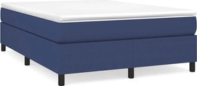 Box spring postel s matrací modrá 140x200 cm textil 3144429