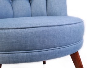 Atelier del Sofa Křeslo Richland - Indigo Blue, Indigo Modrá