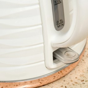HOMCOM Elektrický varná konvice, 1,7 l, 2,2 kW, rychlovarná funkce s odnímatelným omyvatelným filtrem proti vodnímu kameni