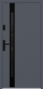 FM Turen - Feldmann & Mayer FM turen ATU68 M34 - blackline Orientace dveří: Levé, otevírání dovnitř, Dekor: Antracit, Standardní rozměr dveří včetně rámu: 100 cm x 200 cm - vnější rozměr rámu