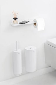 Brabantia MINDSET Držák toaletního papíru s poličkou - minerální bílá