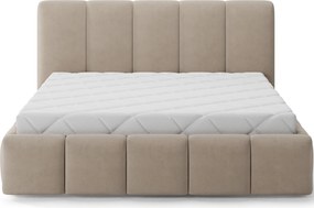 Postel Edvige + Dřevěný rám + plynový výtah + kontejner 160x200