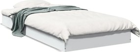 vidaXL Rám postele 90 x 200 cm kompozitní dřevo [842069] Barva: Bílá