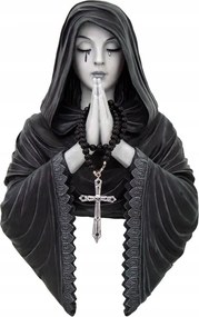Gothic Prayer Wall Plaque figurka nástěnná ozdoba Gothic originál z Anglie