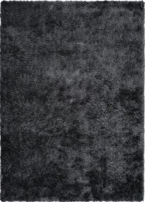 Koberce Breno Kusový koberec TWIST 600/anthracite, Šedá, 80 x 150 cm