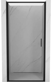 Mexen Exo sprchové dveře otočné 70 cm, transparentní, černé - 817-070-000-70-00