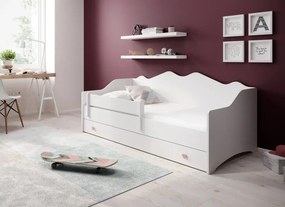 Postel s matracem EMKA Pink, White 160x80