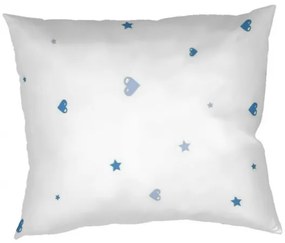 DADKA VRACOV Povlak na polštář krep Sloni denim 40x50 cm