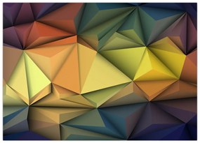 Obraz - Polygonální 3D abstrakce (70x50 cm)